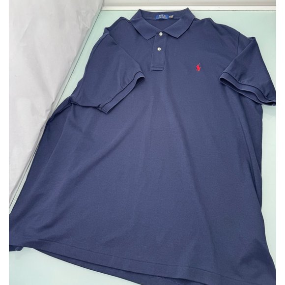 Polo Ralph Lauren | Shirts | Polo Ralph Lauren Men Polo Shirt Short Sleeve Golf Blue 2xb Big ...